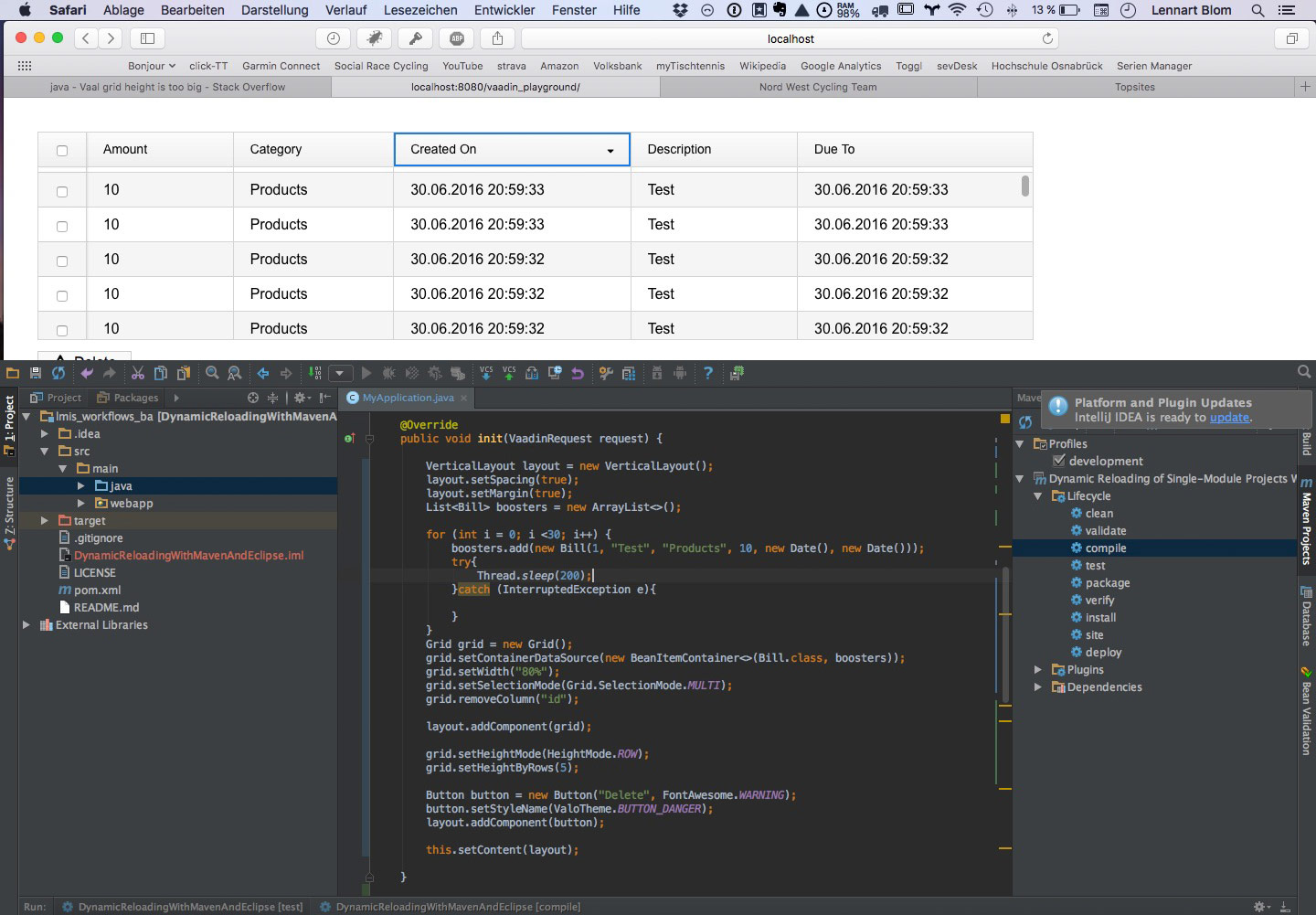java - Vaal grid height is too big - Stack Overflow